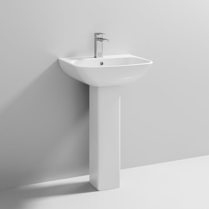 Nuie - Bathroom Package - Barmby Single Ended Bath, Ava 545mm Basin ...