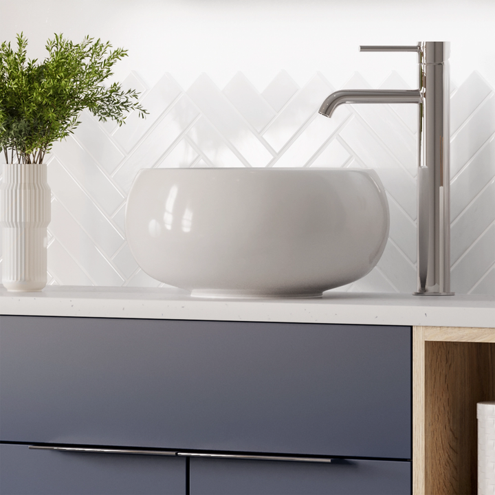 Hib Opia Vessel Basin 56cm | Designer Counter Top Basin ...