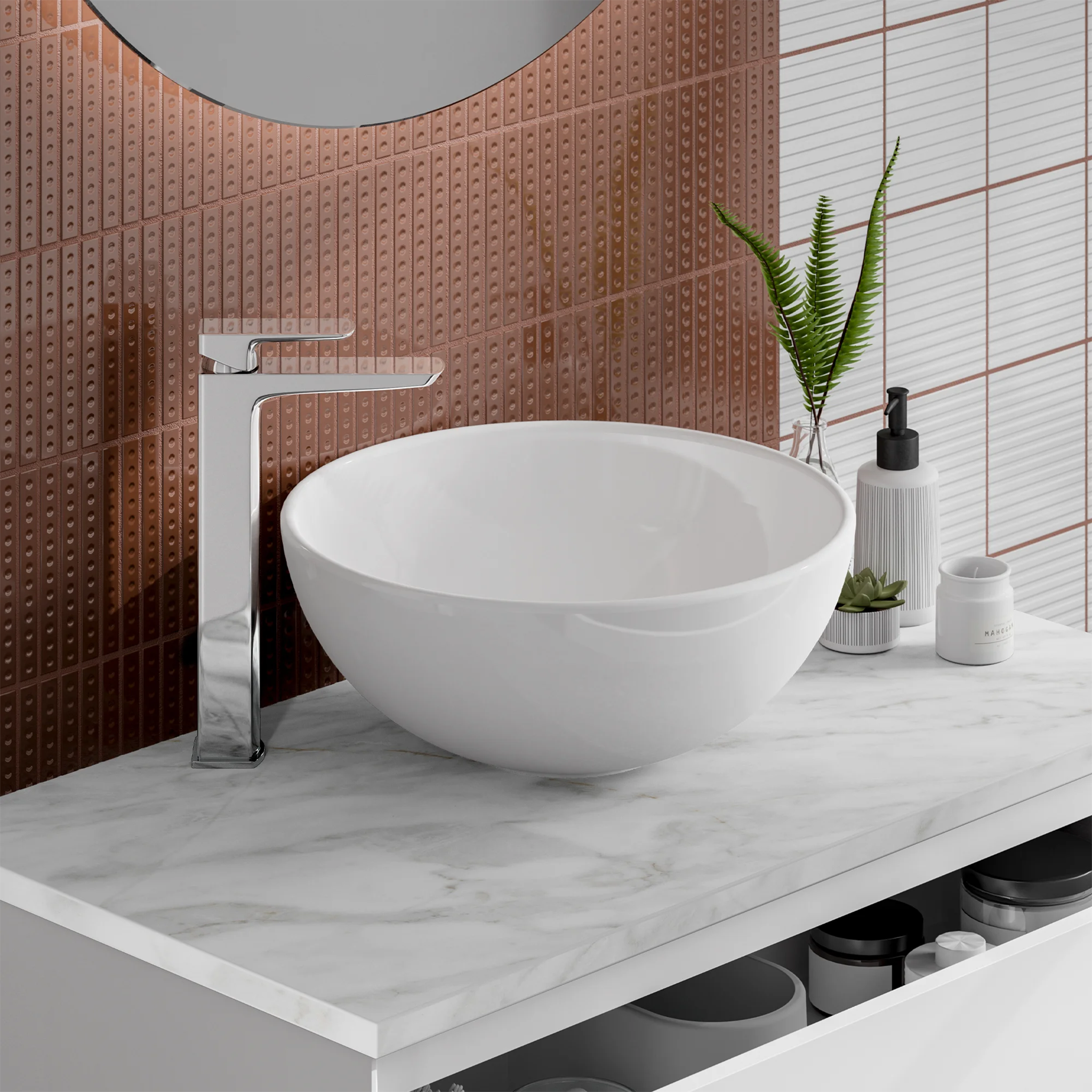 Hib - Ivy Ceramic Vessel Basin | Designerbathroomstore