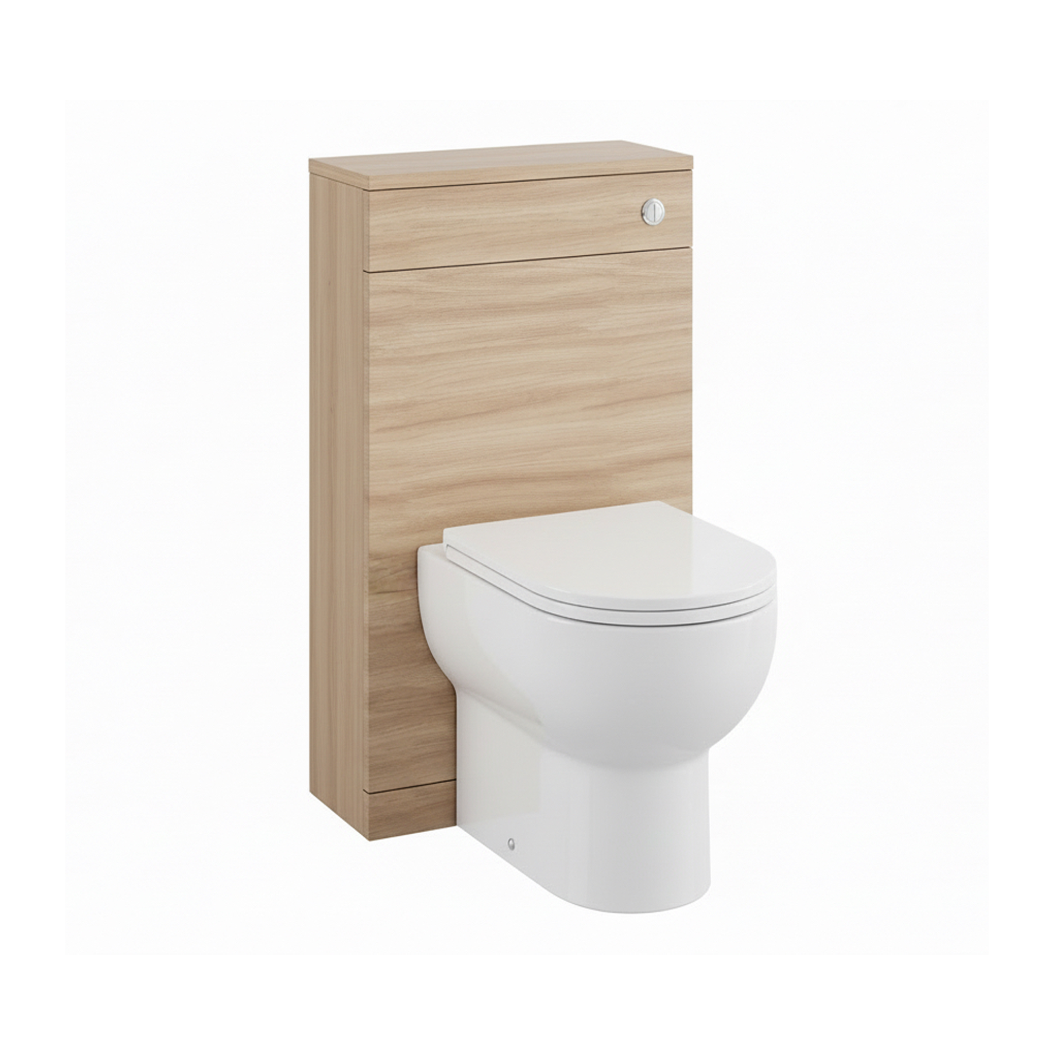 Hib - Back to Wall Toilet Cistern Unit - Blonde Oak – Designerbathroomstore